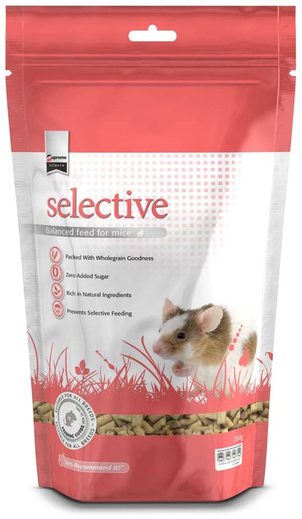 Science Selective Mouse Food 350g - Case of 5 – Time for Paws