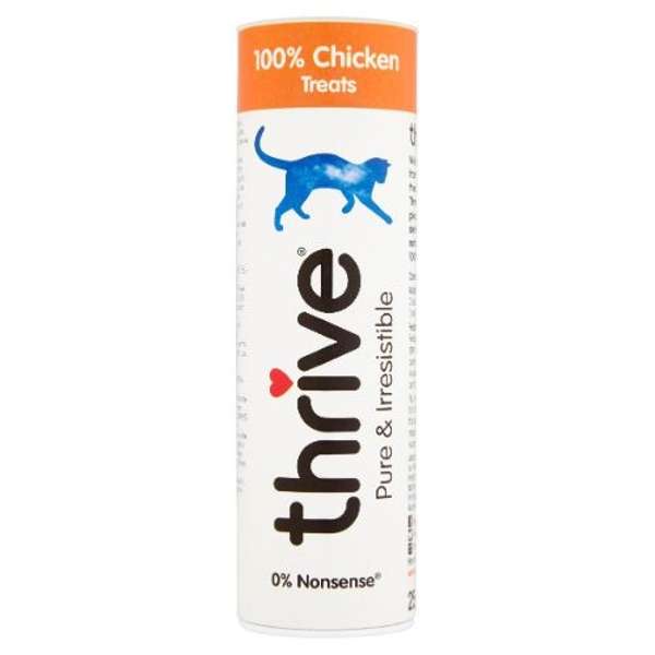 Thrive Freeze-Dried Cat Treats - 100% Chicken Tubes – Time for Paws
